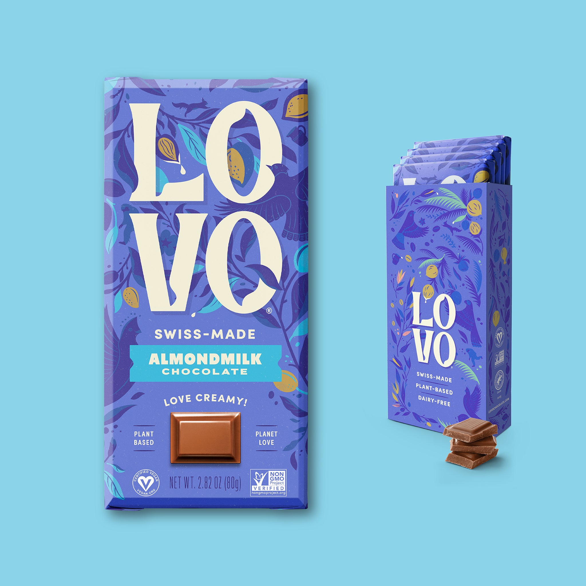 Vegan Almond Milk Chocolate - LOVO Chocolate